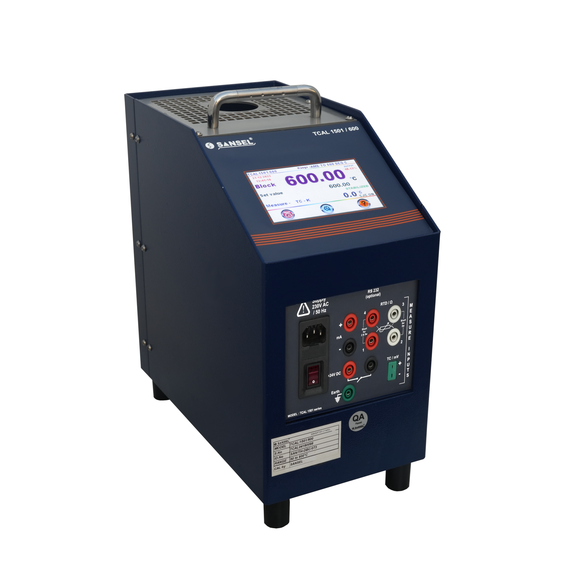Dry Block Temperature Calibrator for Industrial Calibration - sansel
